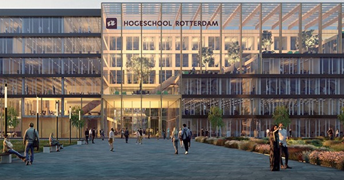 Ontwerp nieuwbouw Hogeschool Rotterdam Business School bekend: veel ...